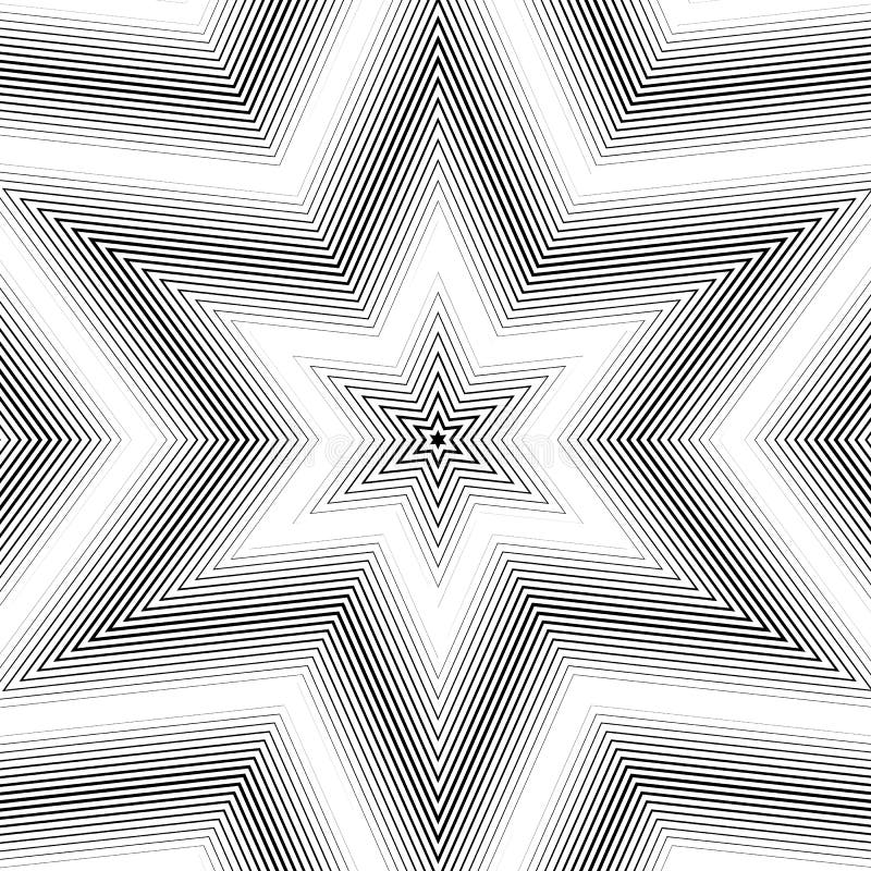 Moire Pattern, Monochrome Background with Trance Effect. Optical Stock ...