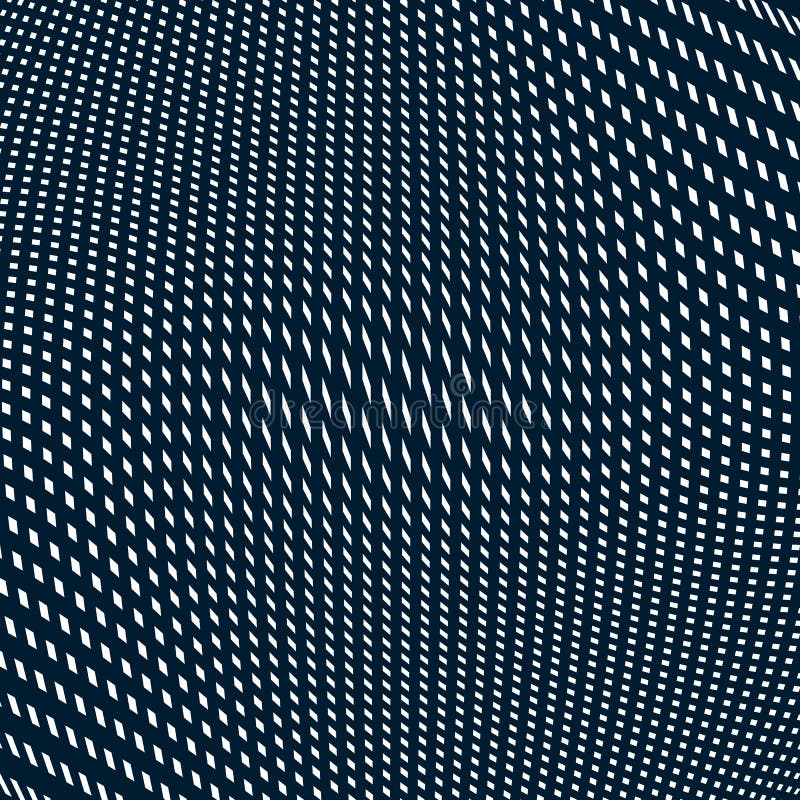 Moire Pattern, Vector Monochrome Background with Trance Effect. Stock ...