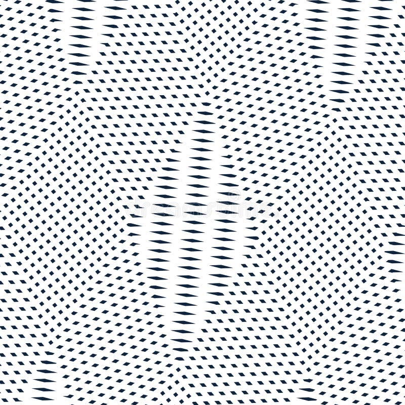 Moire Pattern, Op Art Vector Background. Hypnotic Backdrop Stock Vector ...