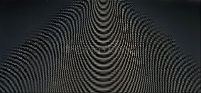 Moire Pattern, Vector Monochrome Background with Trance Effect. Stock ...