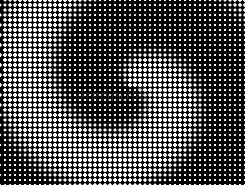 Moire Stippled Halftone Background Grunge Vector Op Art Stock Vector ...