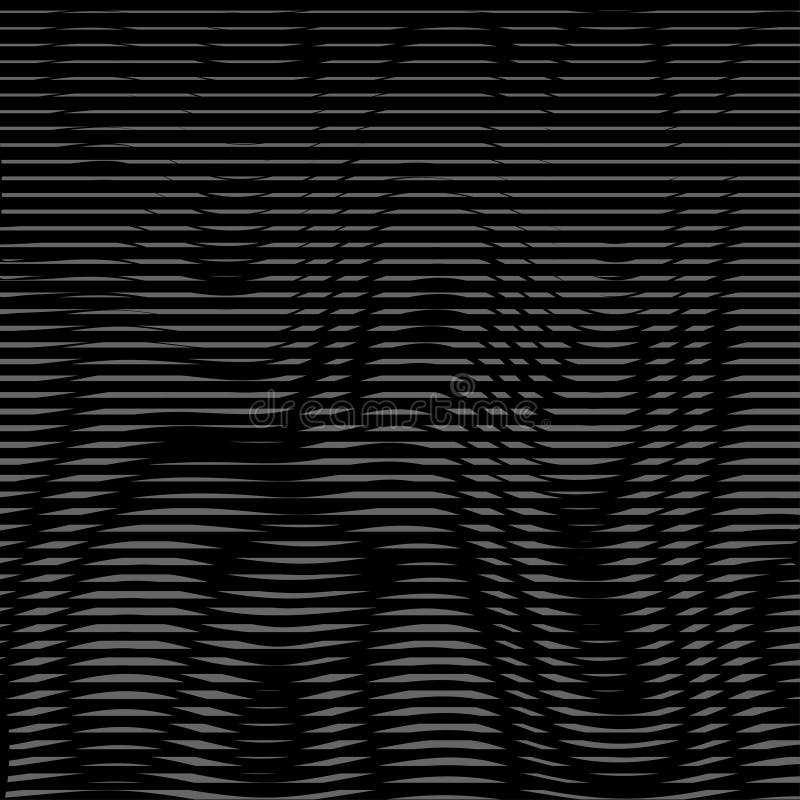 Moire Texture, Dynamical Rippled Surface, Visual Halftone Wave Shape ...