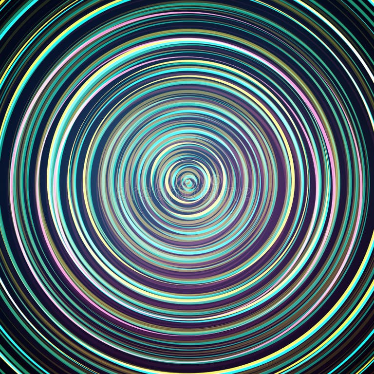 Moire Texture Vector. Vector Warped Lines Background. Moire Effect ...