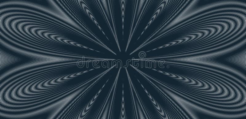 Moire Wave Vector Abstract Background, Linear Contrast Virtual Digital ...