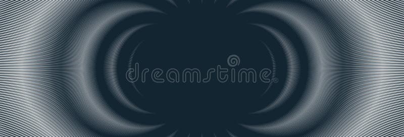 Moire Wave Vector Abstract Background, Linear Contrast Virtual Digital ...