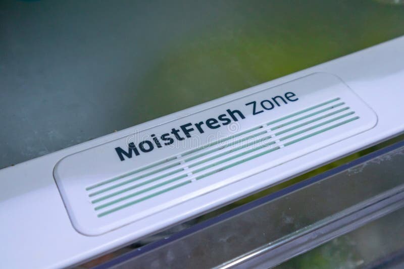 Moist Fresh Zone Drawer in the Refrigerator. a Special Storage Space in ...