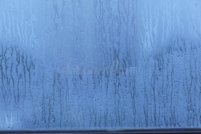 Moisture drops on glass stock photo. Image of frost, city - 38980922