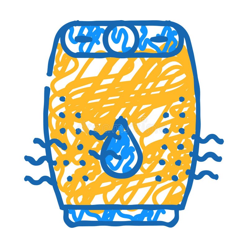 Moisturizing Air Device Icon Doodle Illustration Stock Vector ...