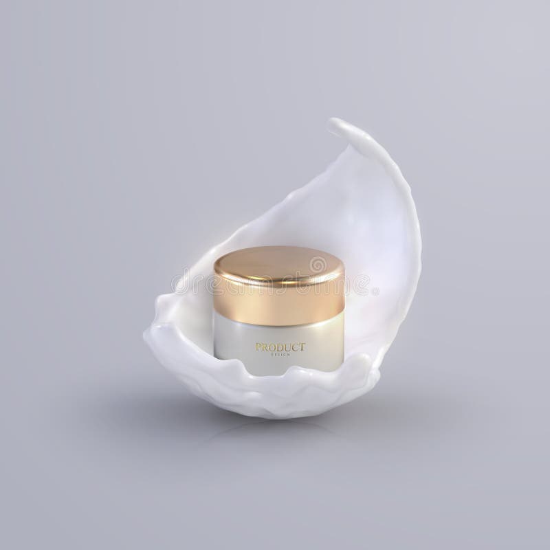 Moisturizing Cream Ad Poster Template Stock Vector - Illustration of ...