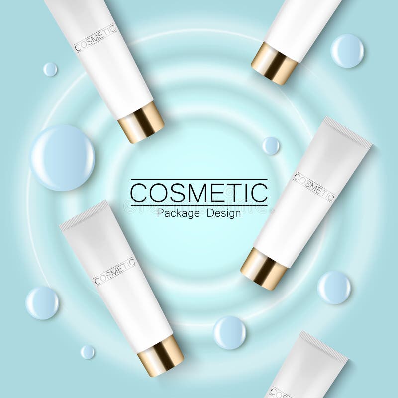 Moisturizing Face Cream Package Cosmetics Design, Ads, Templates for ...