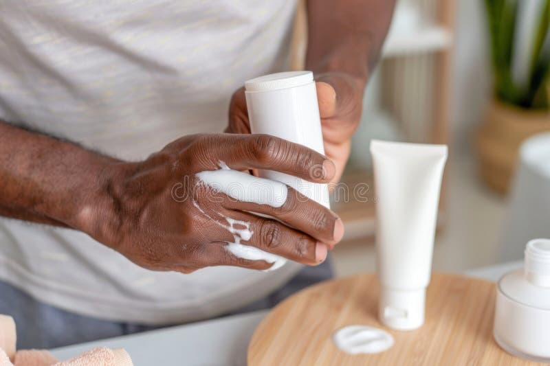 Moisturizing Routine: Applying Cream on Hands with Modern Skincare ...