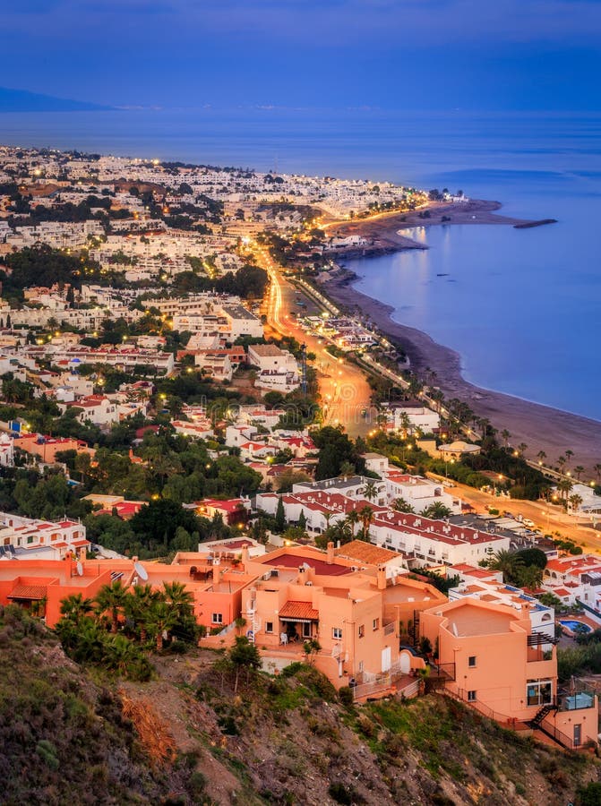 Mojacar playa stock photo. Image of summer, sunset, shore - 62779116