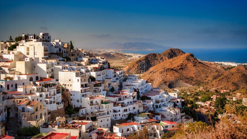 Mojacar village stock photo. Image of mediterranean - 131983756
