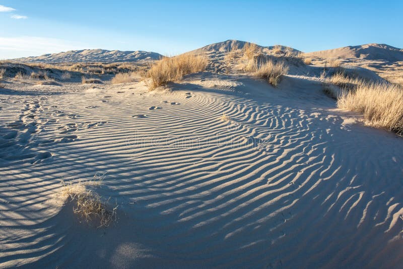 Kelso Sand Dunes, Mojave Desert, California Stock Image - Image of ...