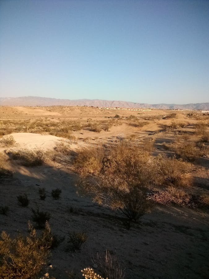 Mojave Desert Horizons stock image. Image of mountain - 223399083