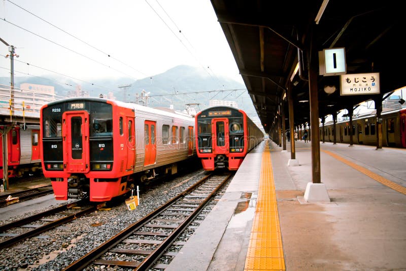 Mojiko Train Station in Kitakyushu, Japan Editorial Image - Image of ...