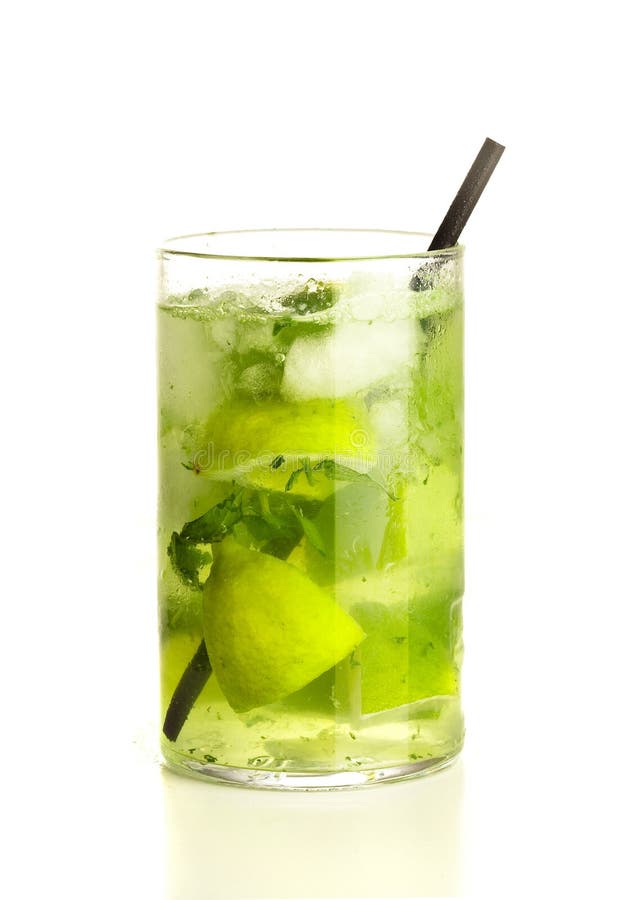 Mohito long drink stock photo. Image of cuban, fashionable - 5399370