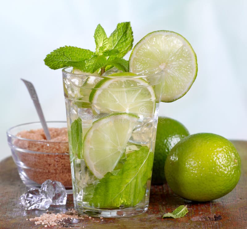 Mojito cocktail stock image. Image of background, fresh - 20342331