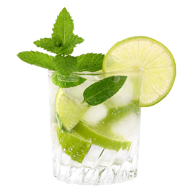 Mojito cocktail stock photo. Image of isolated, juice - 20104676