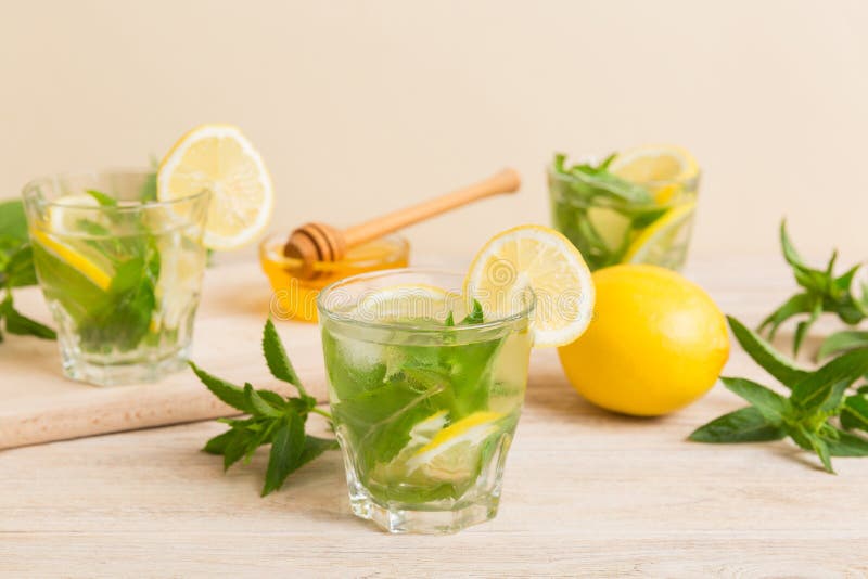 Mojito Cocktail. Refreshing Mojito Cocktail with Lime, Lemon and Mint ...
