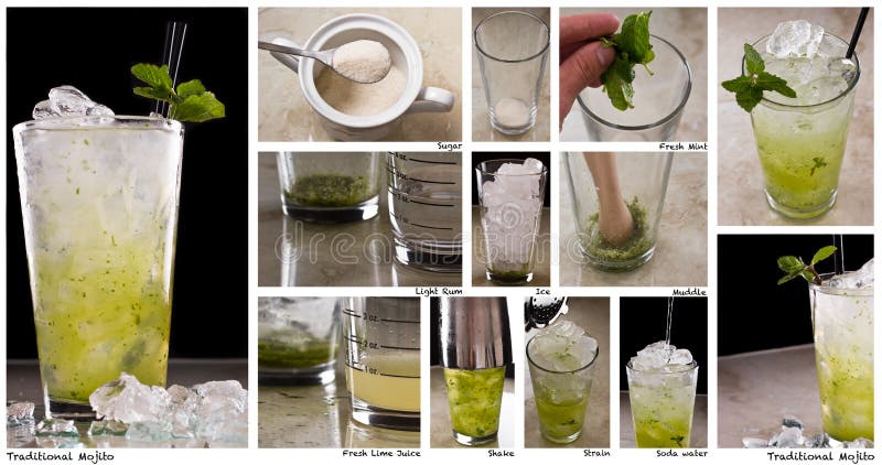 Mojito making stock image. Image of ingredients, herb - 28664245