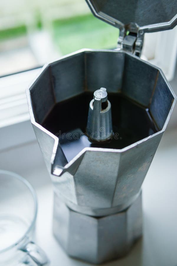 Moka pot stock photo. Image of high, people, coffee - 101352816