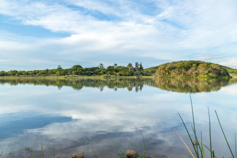 Mokolodi Nature Reserve stock image. Image of water, cloud - 50703043