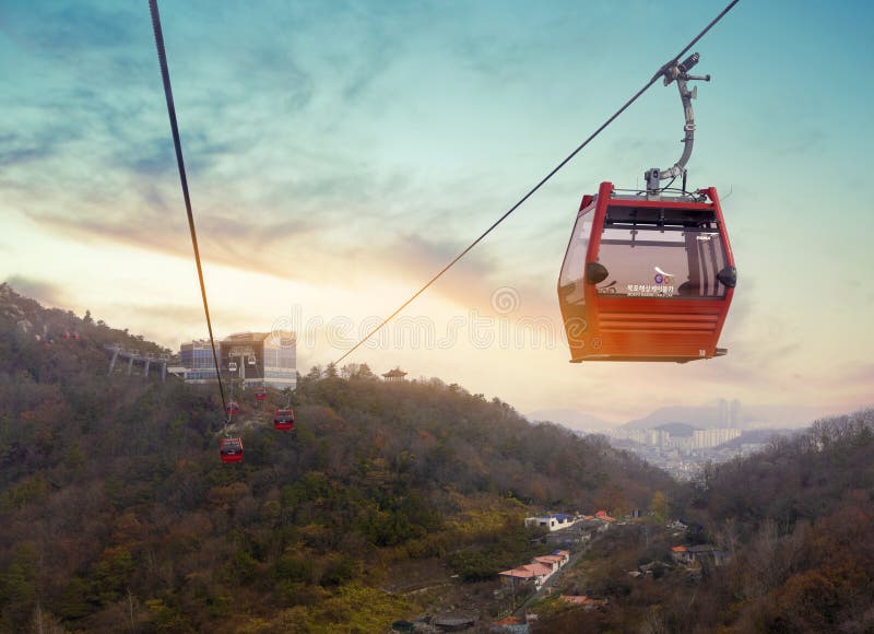 Mokpo,Korea-11 24 2022:mokpo Marin Cable Car in Korea Editorial ...
