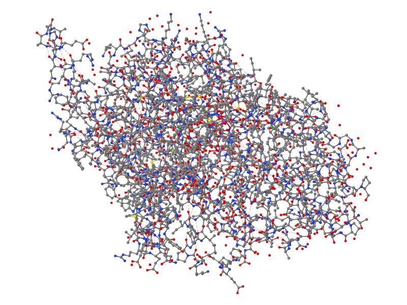 Molécula compleja stock de ilustración. Ilustración de médico - 1767052