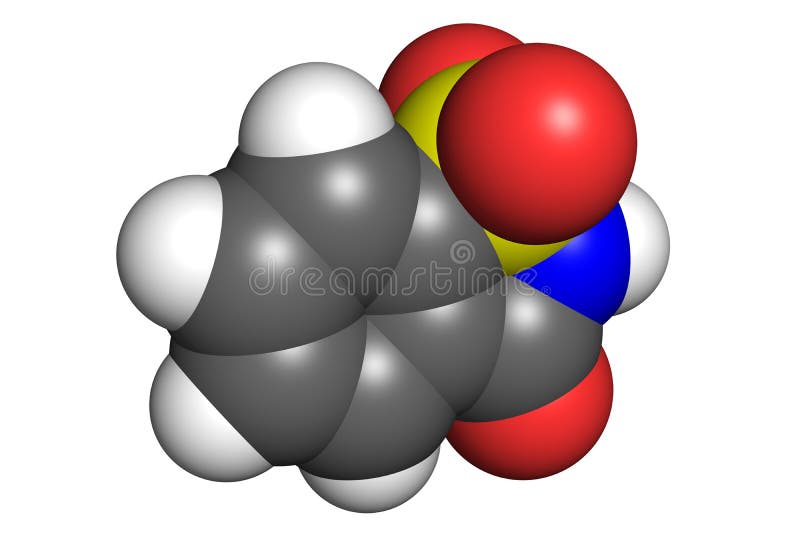Modelo de la sacarina 3D stock de ilustración. Ilustración de ...