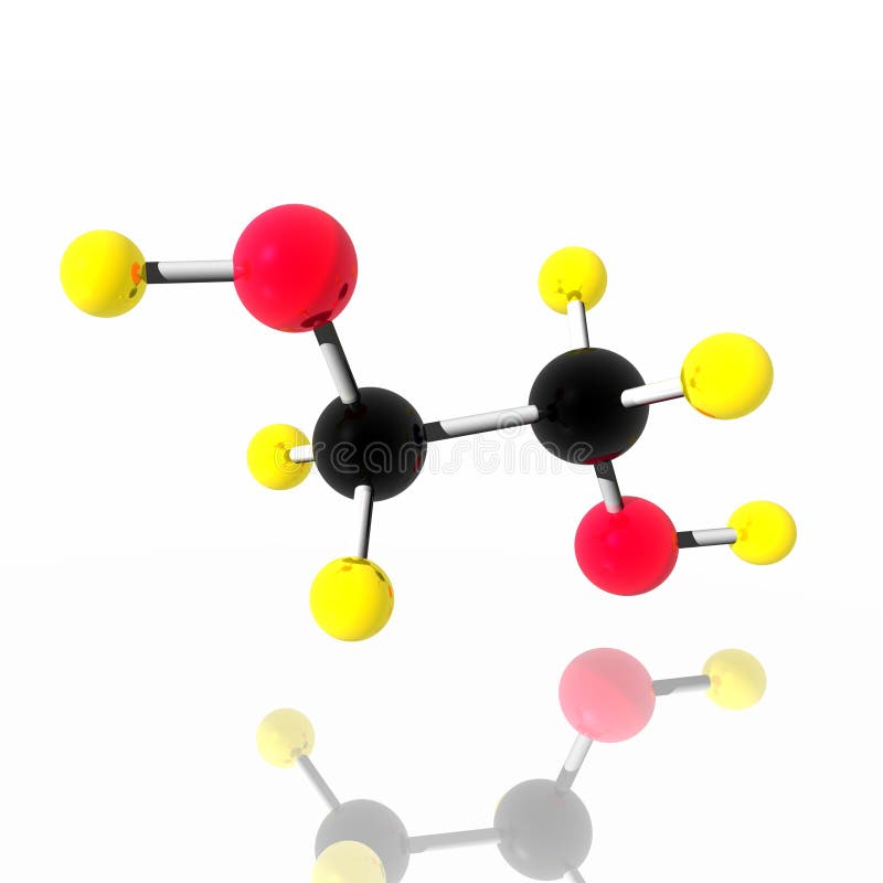 Molécula del alcohol stock de ilustración. Ilustración de unidad - 8899071