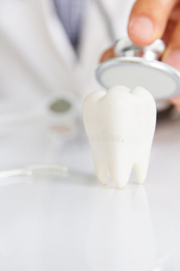 Molar with Dentist Background Stock Photo - Image of medicine, tool ...