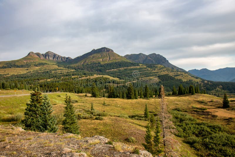Molas Pass Overlook stock image. Image of outdoor, picnic - 195382727