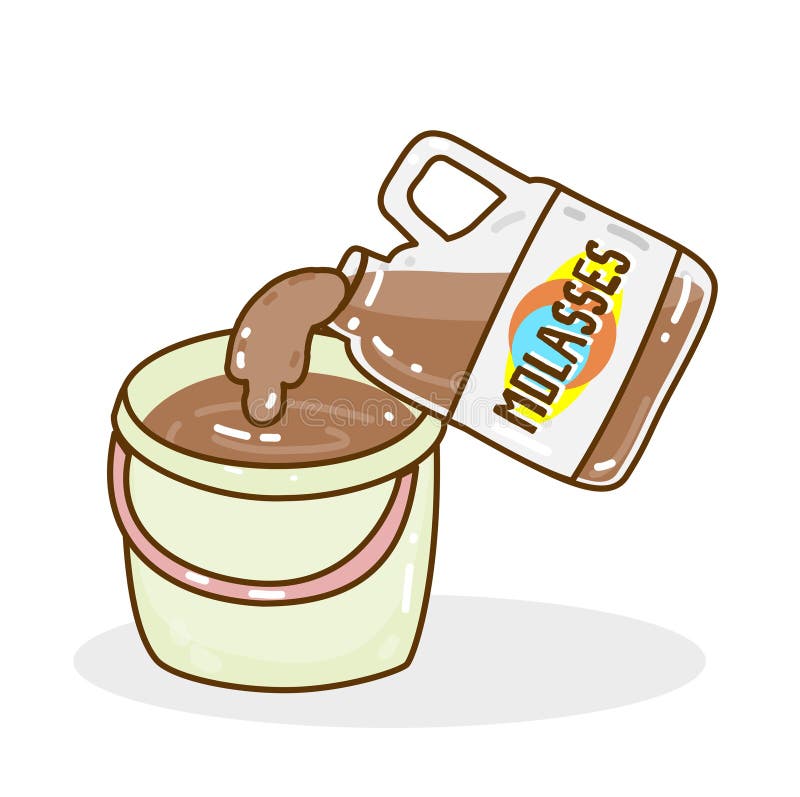 Molasses for Farming on Background. Stock Illustration - Illustration ...