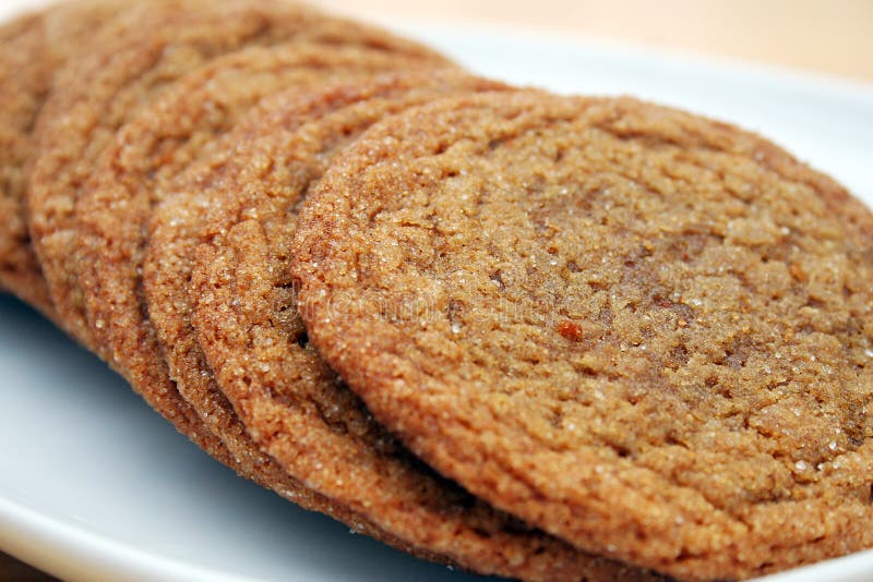 Molasses Sugar Cookies stock image. Image of delicious - 25001649