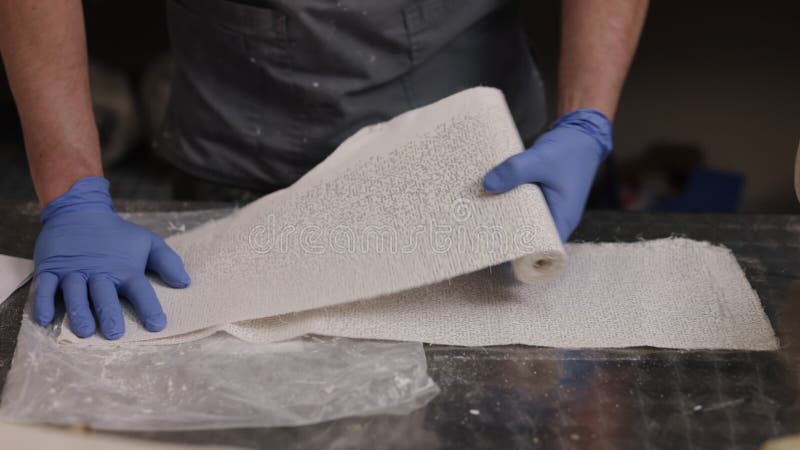 Leg Modeling, Prosthetic Innovations, Workspace Crafting Stock Video ...