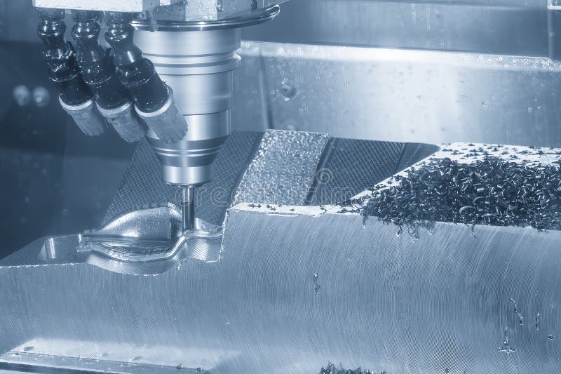 The Mold and Die Manufacturing Concepts by CNC Milling Machine Stock ...
