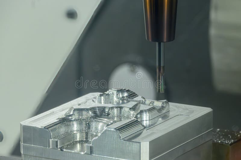 Mold Die Manufacturing Concepts Cnc Milling Machine Stock Photos - Free ...