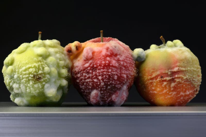 Mold Growth on Expired Fruit in Detail Stock Image - Image of decay ...