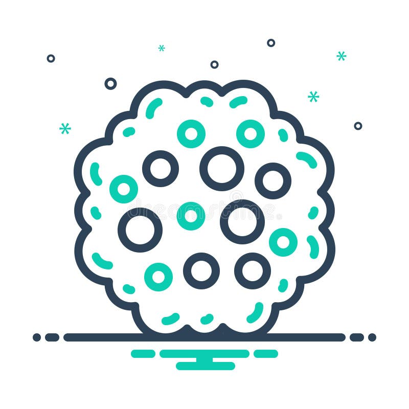 Mix Icon for Mold, Dangerous and Disease Stock Illustration ...