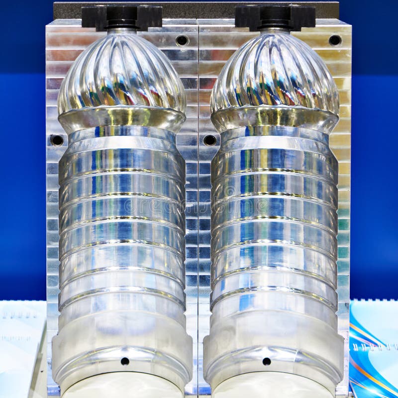 Mold for the Production of Plastic Bottles Stock Image - Image of ...