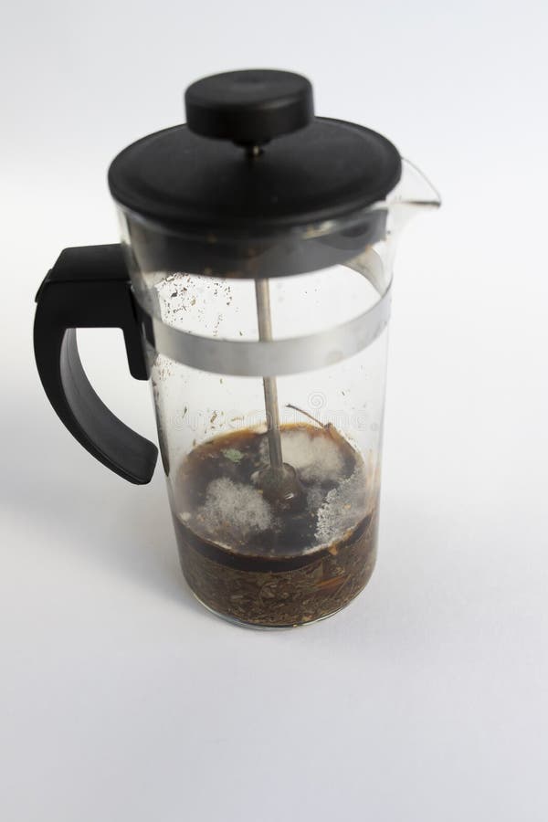 Mold in Tea Pot on White Background Stock Image - Image of french ...