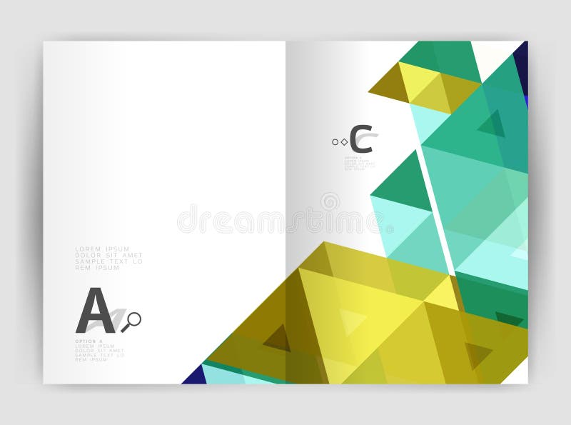 Molde Da Cópia Do Triângulo Do Vetor Ilustração do Vetor - Ilustração ...