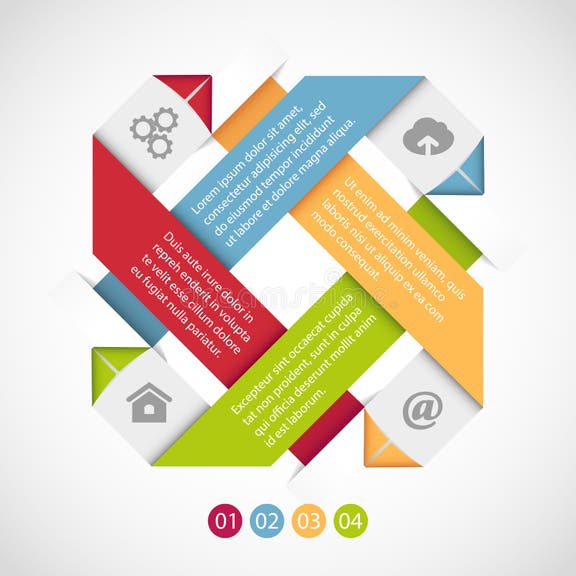 Molde Do Infographics Da Seta Ilustração do Vetor - Ilustração de papel ...