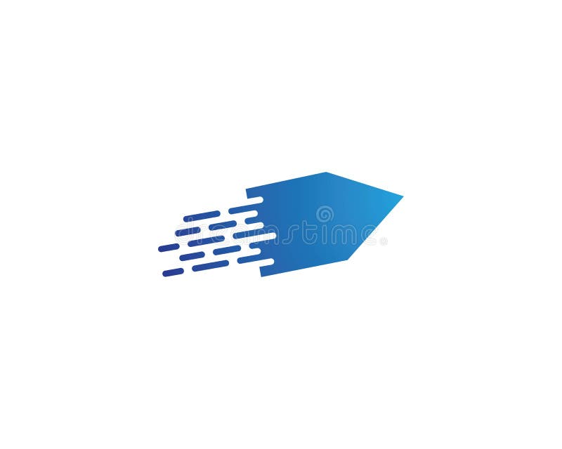 Molde do logotipo da seta ilustração do vetor. Ilustração de foco ...