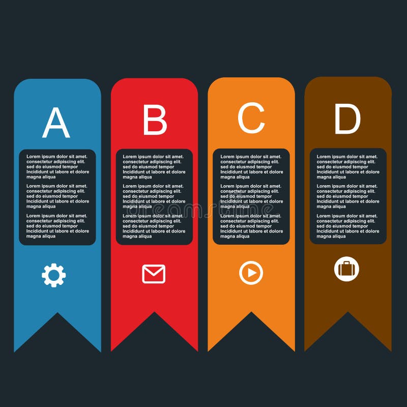Molde Do Projeto Conceptual Elemento De Infographics Ilustração Stock ...
