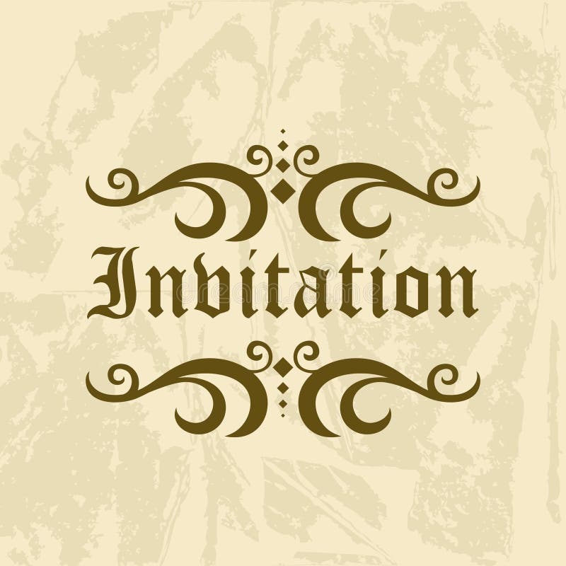 Molde do vetor do convite ilustração stock. Ilustração de flor - 62880969