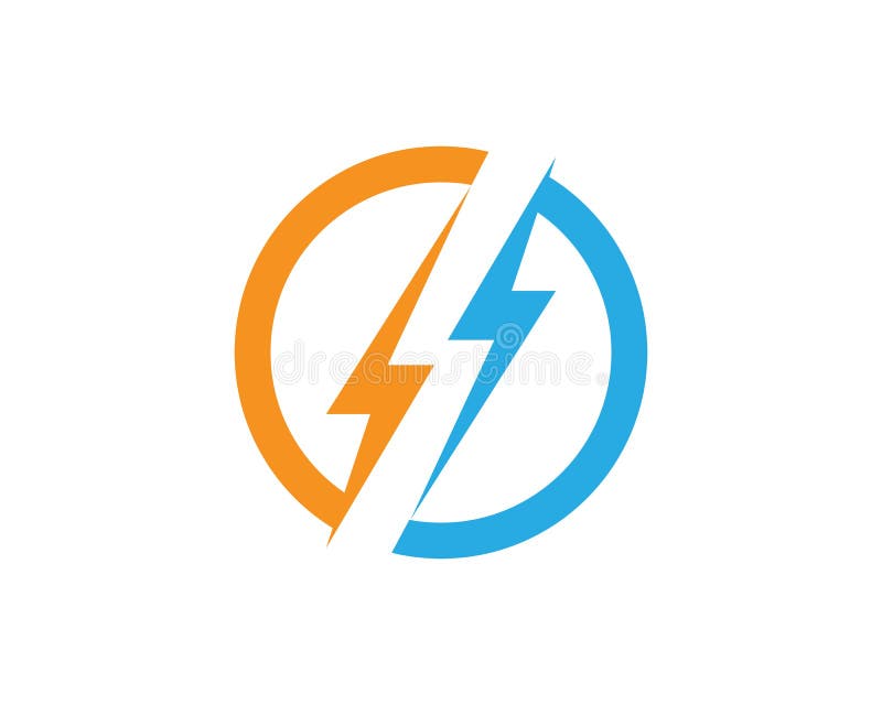 Molde Do Vetor Dos Símbolos Dos Logotipos Do Poder Ilustração do Vetor ...