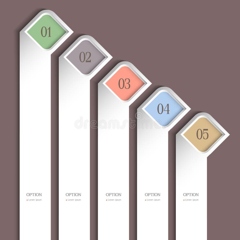 Molde Vertical Na Moda Do Projeto Ilustração do Vetor - Ilustração de ...