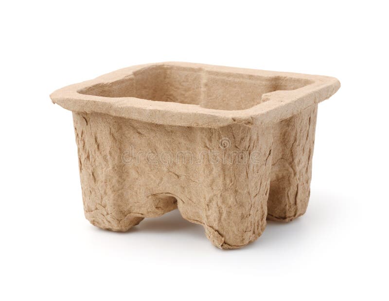 Molded Paper Pulp Protective Packaging Stock Image - Image of ...